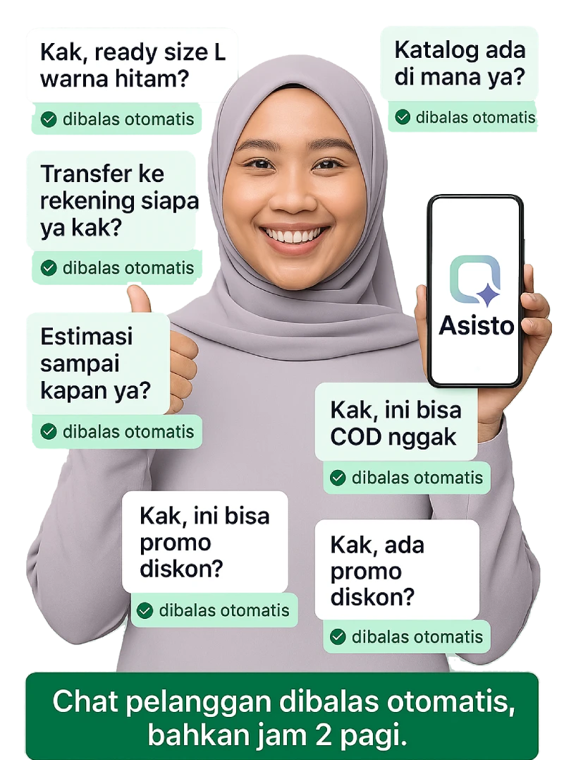 Asisto | Asisten Penjualan AI 24/7 untuk Bisnis Anda